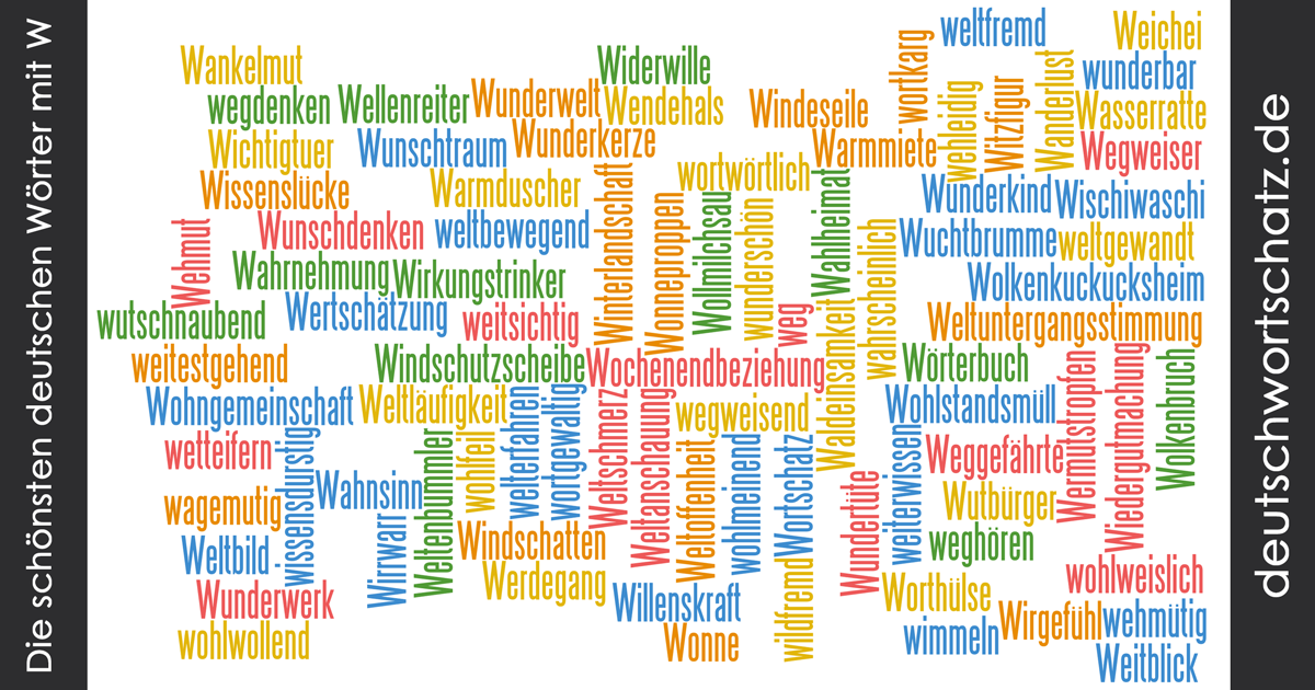 Worter Die Mit W Enden